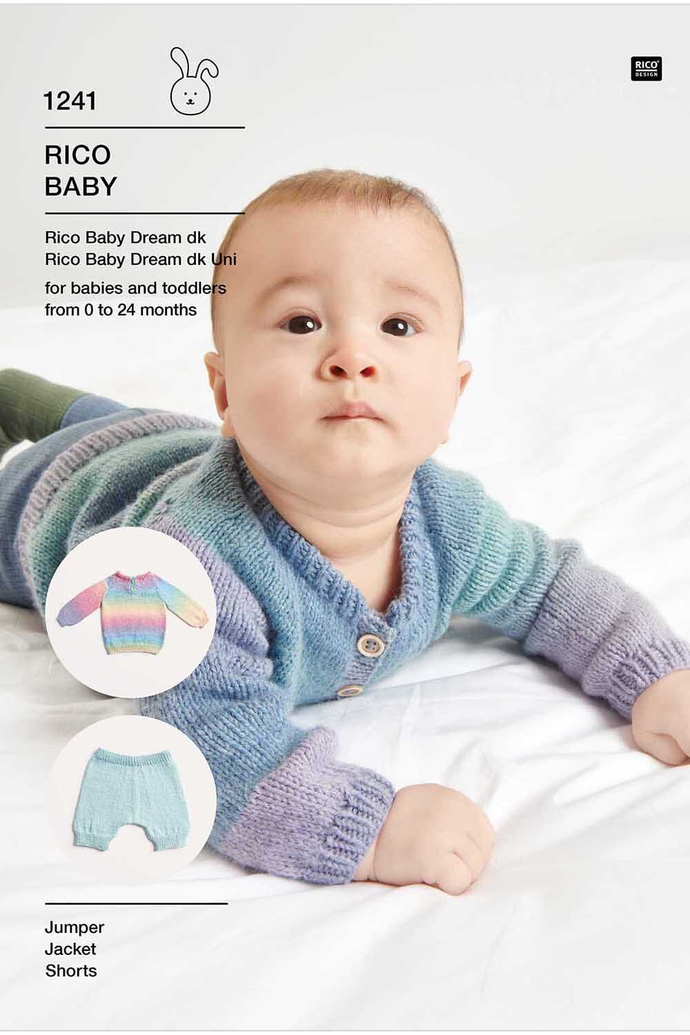 1241 Jacket, Jumper, and Shorts Pamphlet – Universal Yarn