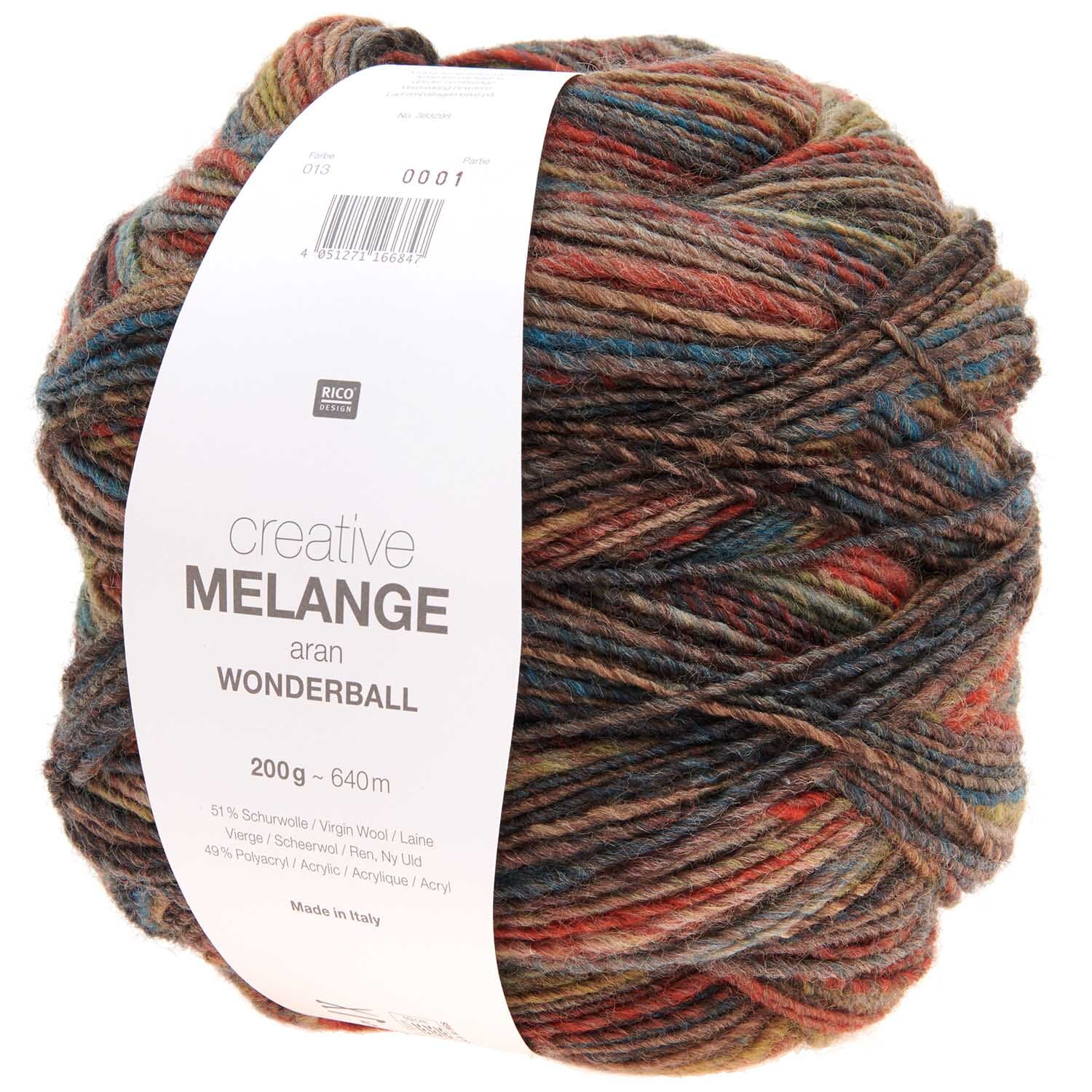 Rico Design Creative Melange Aran Wonderball – Universal Yarn