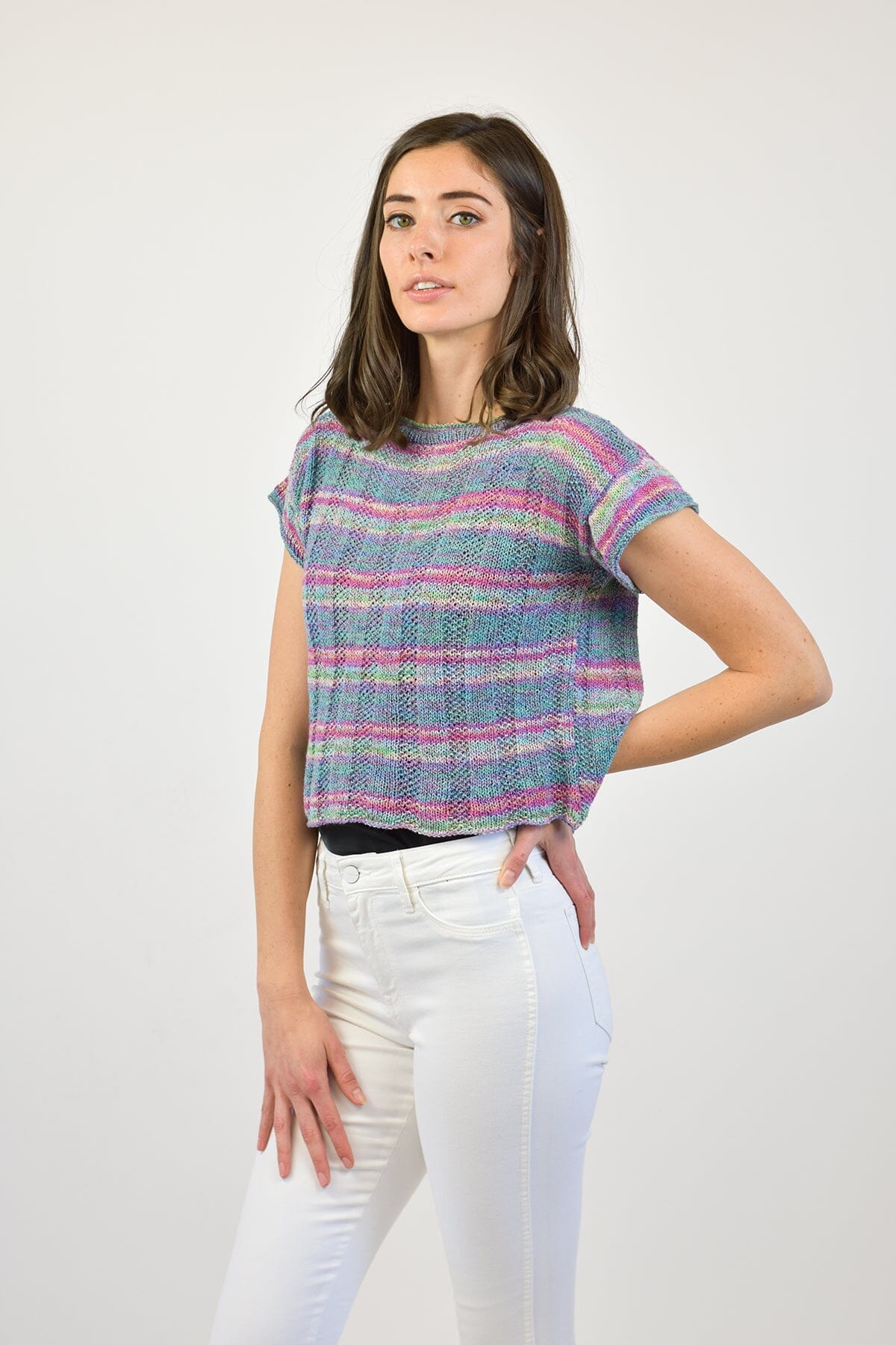 Split Back Tee – Universal Yarn