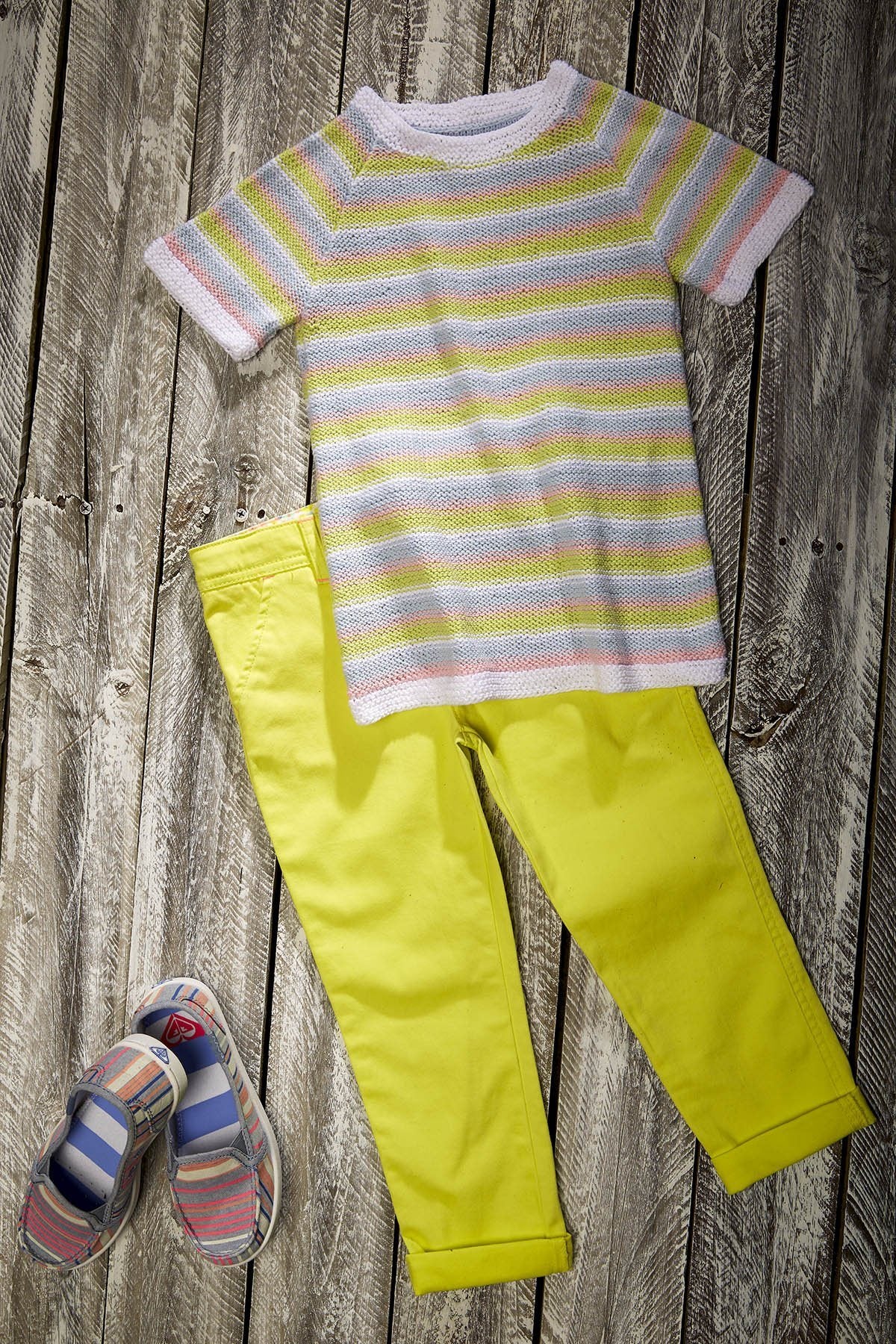 Striped Lily Tee – Universal Yarn