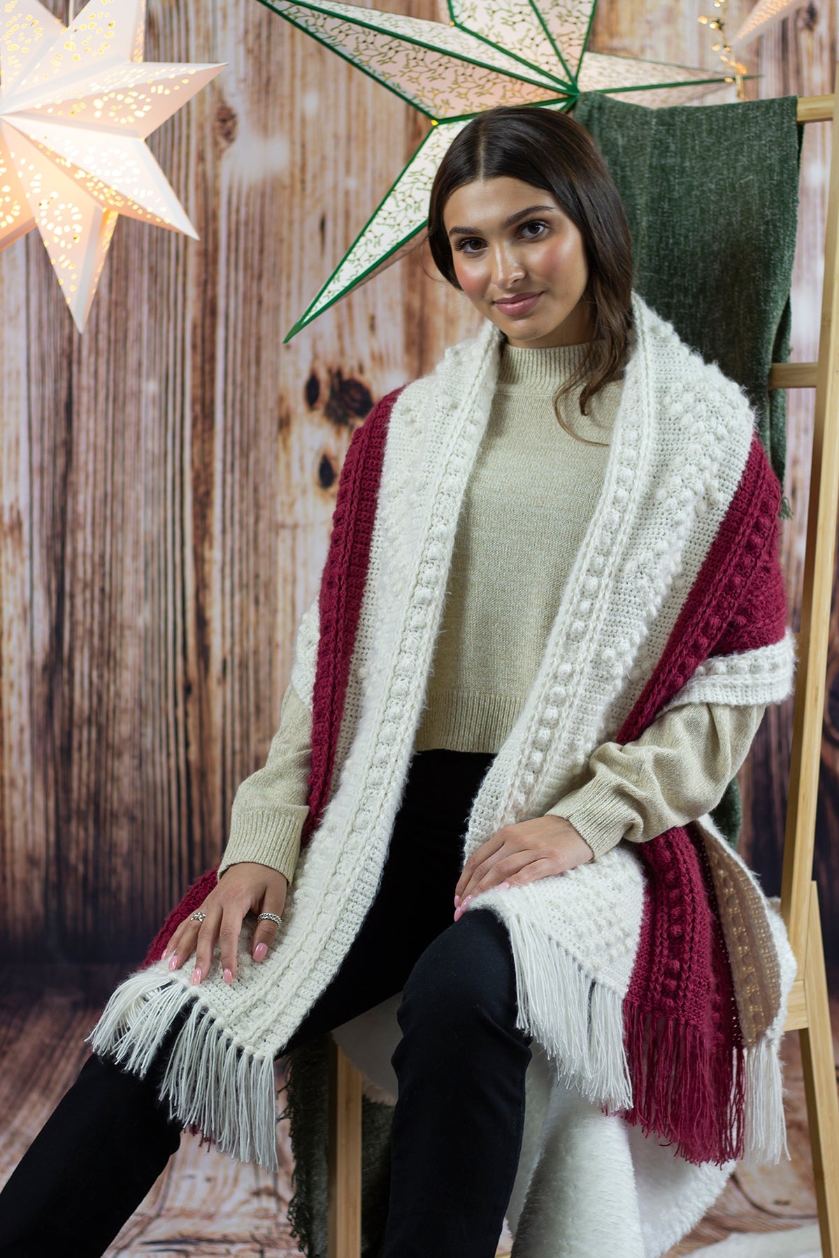 Cinnamon Swirl Stole - Crochet – Universal Yarn