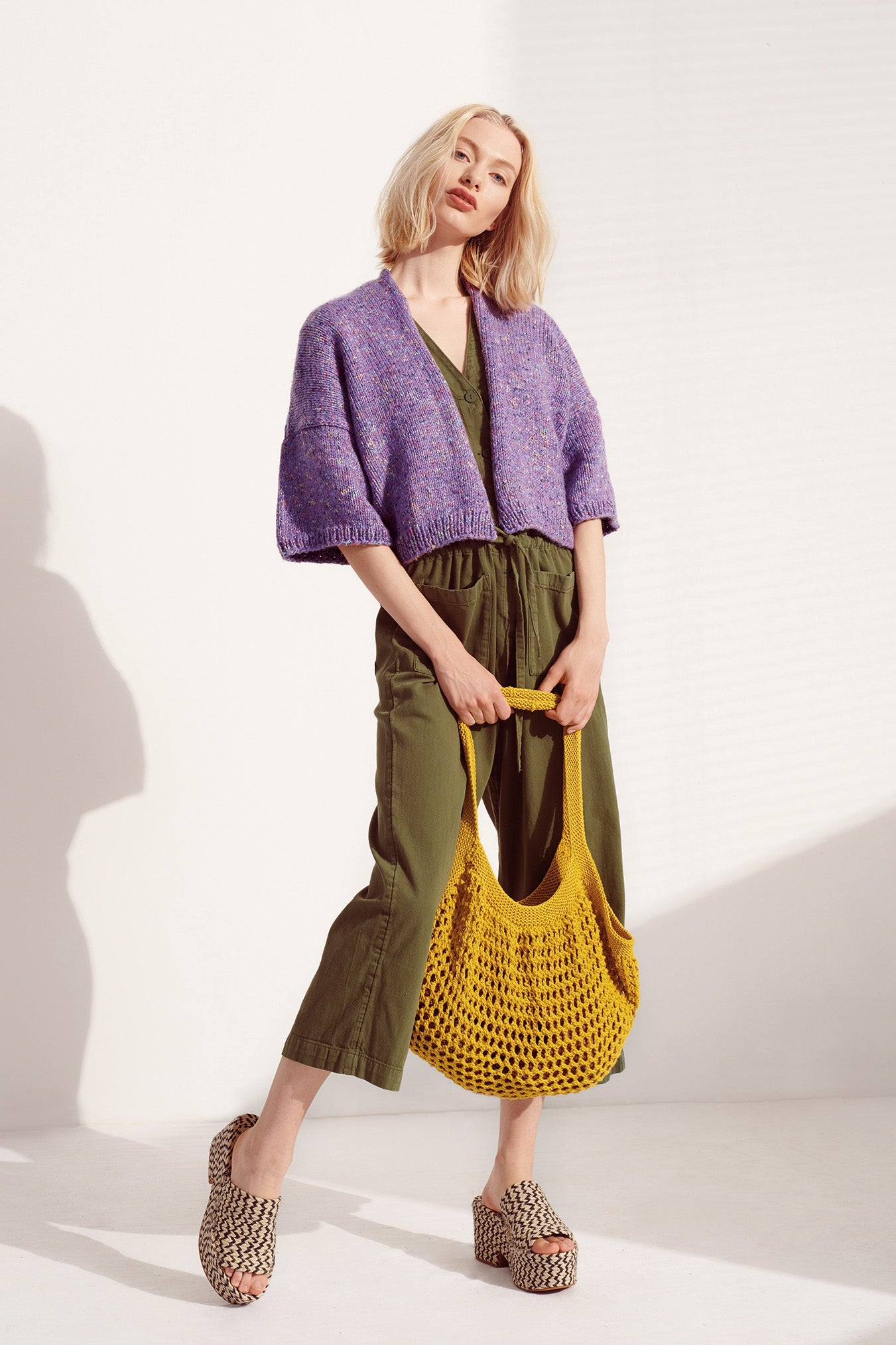 Pattern 1020 - Cardigan and Shawl – Universal Yarn