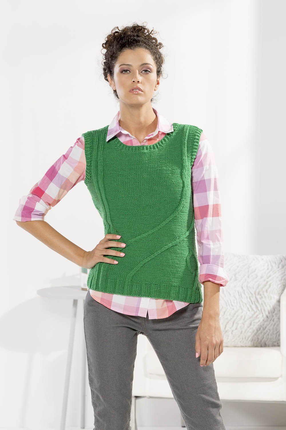 Paint a Leaf Vest – Universal Yarn
