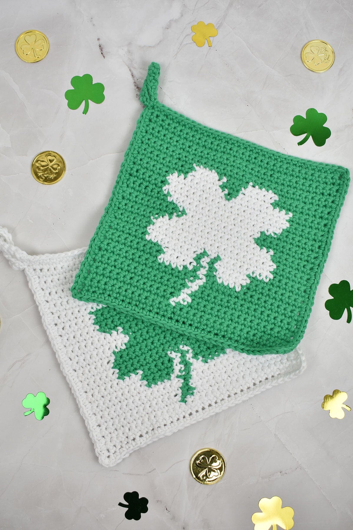 Shamrock Dishcloths – Universal Yarn