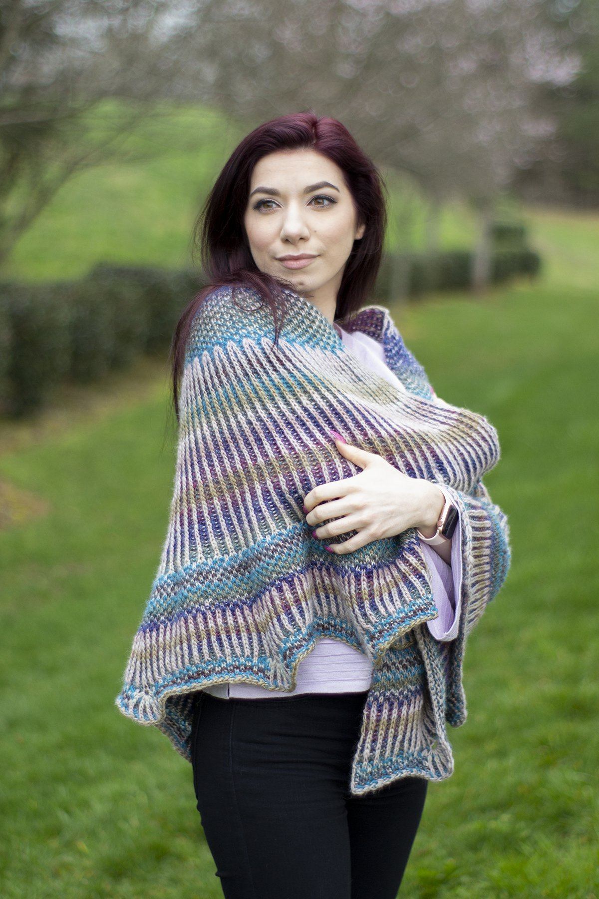 Truly Textural Shawl – Universal Yarn